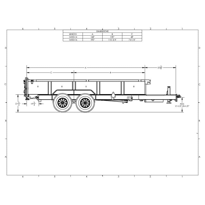 14XD Low Profile Dump Trailer | Big Tex Trailers